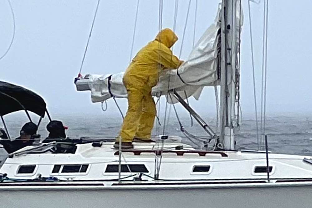 A Storm, A Ripped Sail, and A Trophy Cup